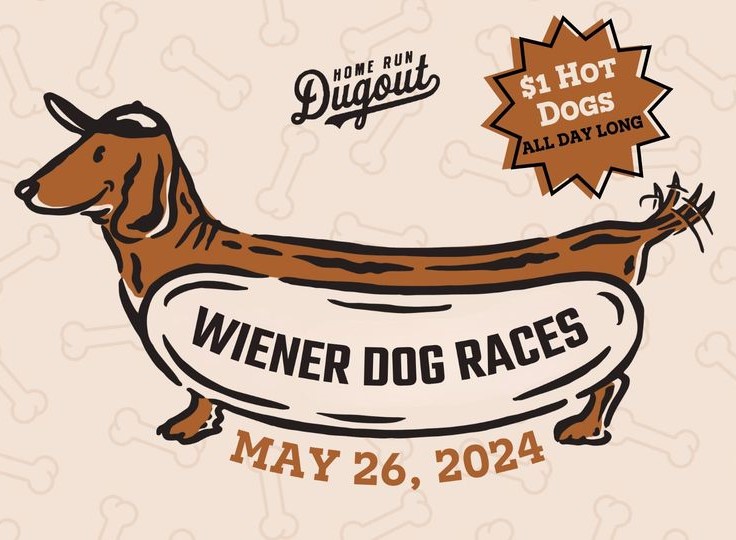 Wiener Dog Races at Home Run Dugout | Katy / Fulshear