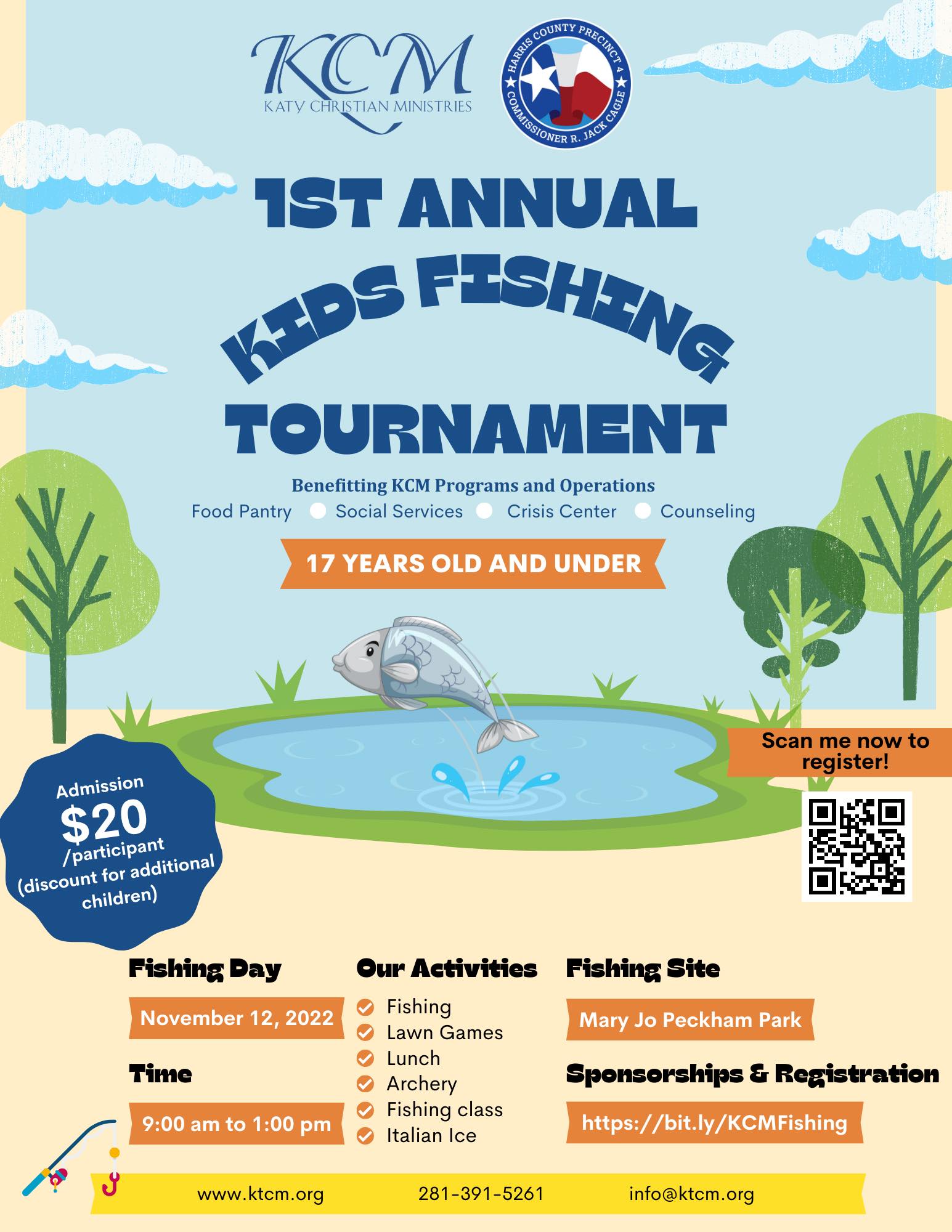 KCM's 1st Annual Kids Fishing Tournament | Katy / Fulshear