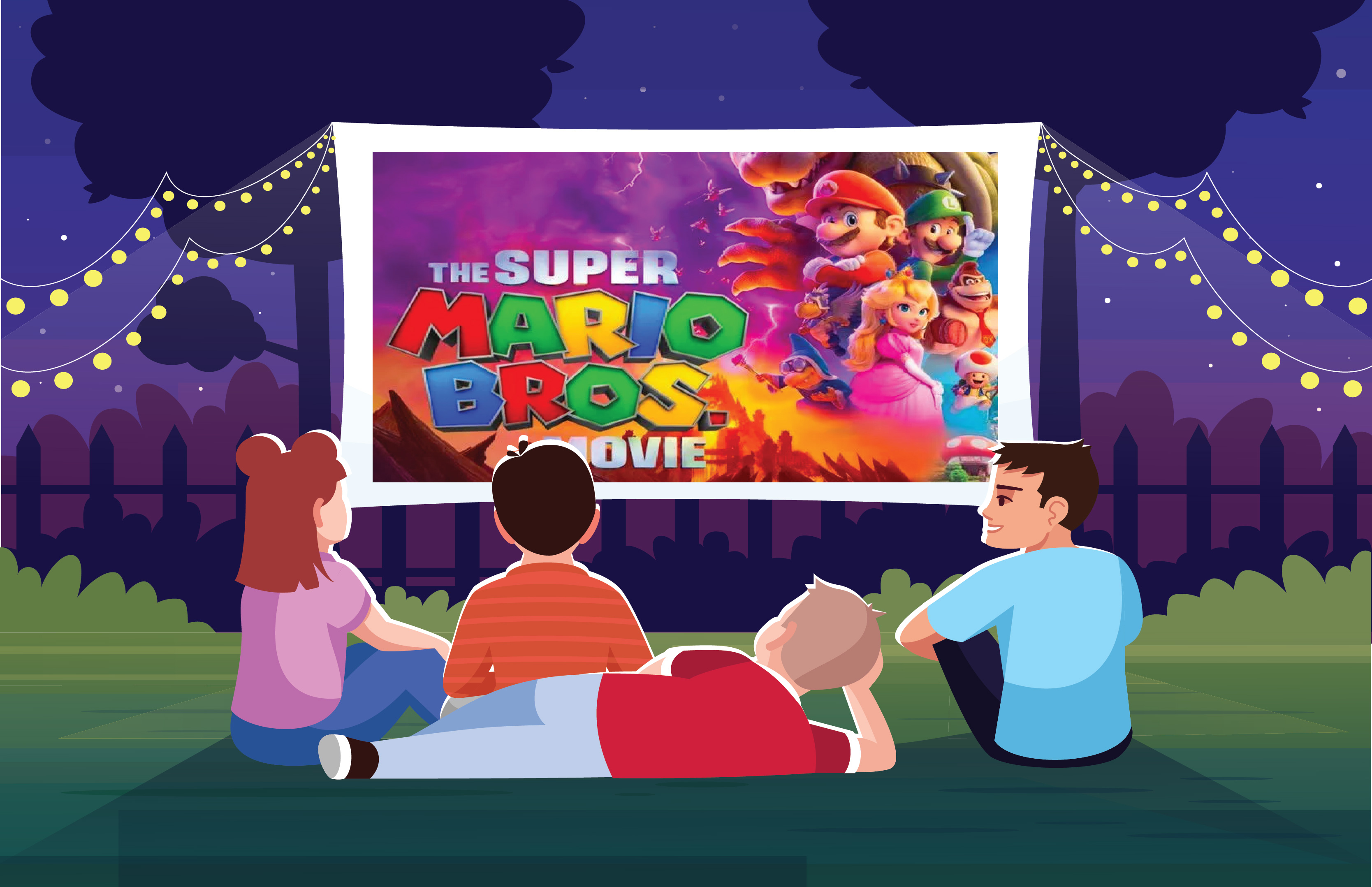 Outdoor Movie Night Featuring Super Mario Bros. | West Houston / Cypress