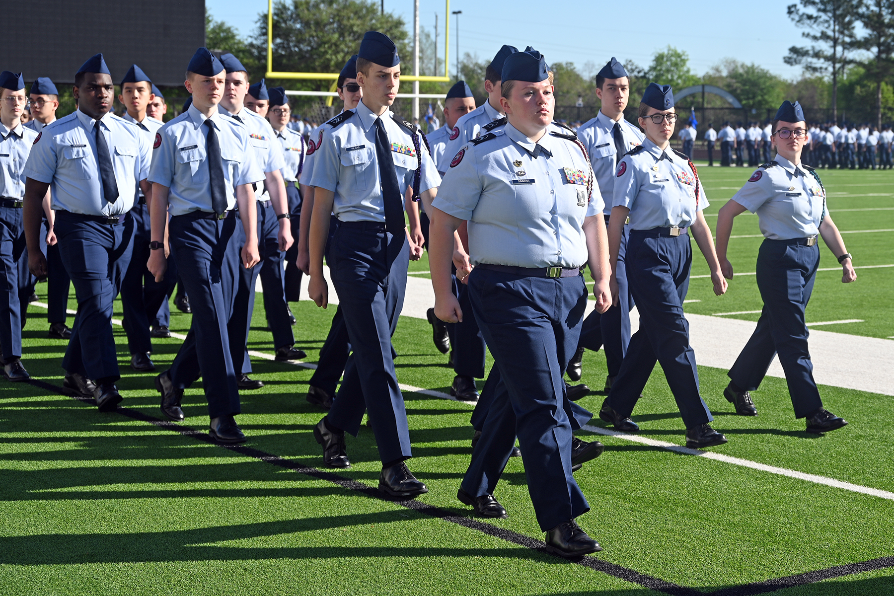 19th Annual Pass in Review Showcases District’s AFJROTC Cadets
