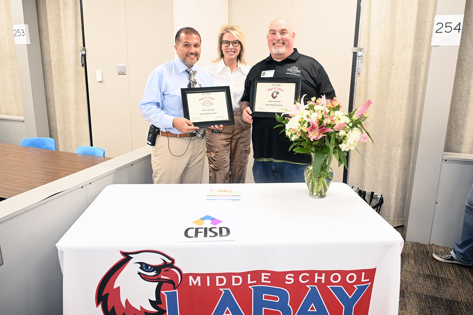 Labay MS, Andy’s Kitchen Establish Adopt-a-School Partnership