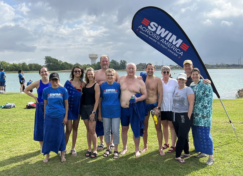 Spring Area Swimmer Andy Rieger Makes Waves Again to Fight Cancer and ...